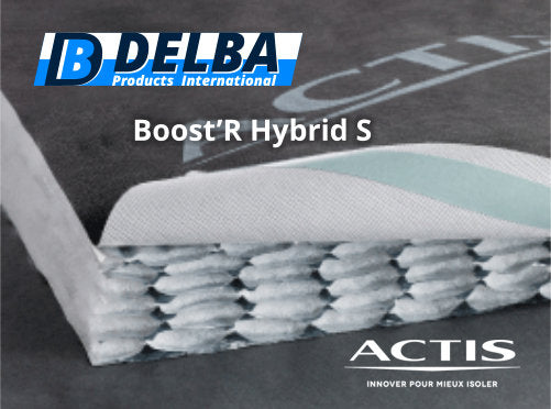 Actis online te koop. Boost'R Hybrid S 16m2 (1,6m x 10m) Actis isolatie ...